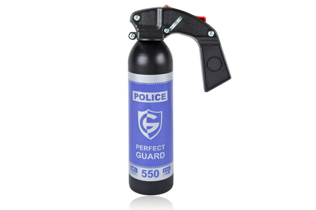 Gaz pieprzowy Police Perfect Guard 550 - 550 ml. żel - gaśnica ...